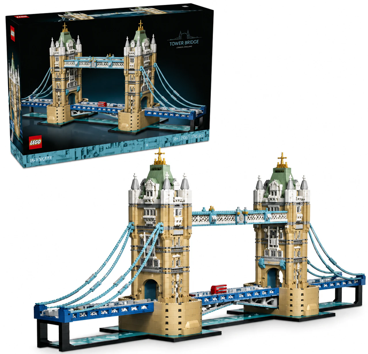 Конструктор LEGO Architecture 21067 Тауэрский мост, 18+, 3745 дет.