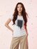 Футболка JUST CLOTHES, размер 44, белый