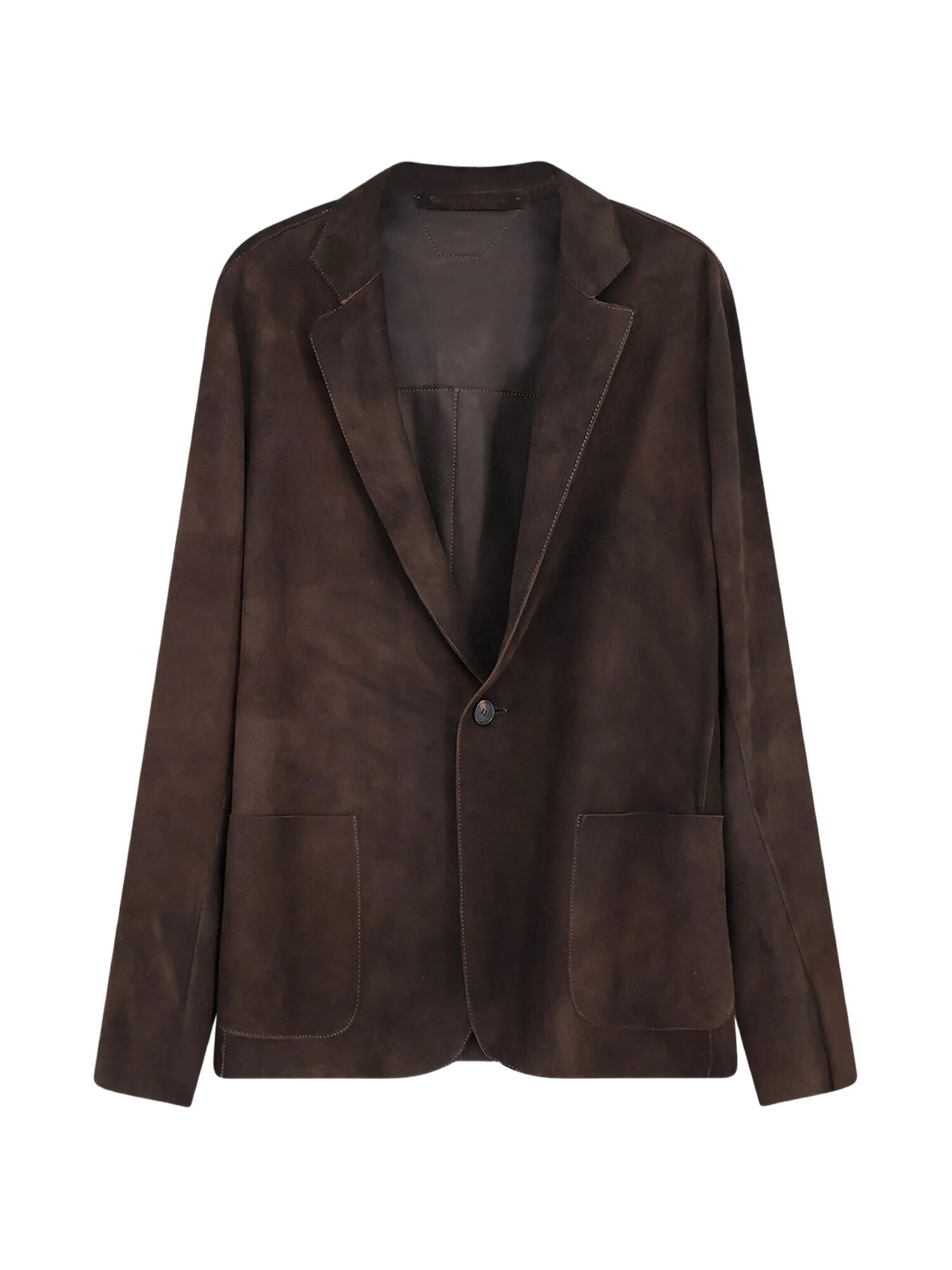 Куртка Notch-lapel suede jacket