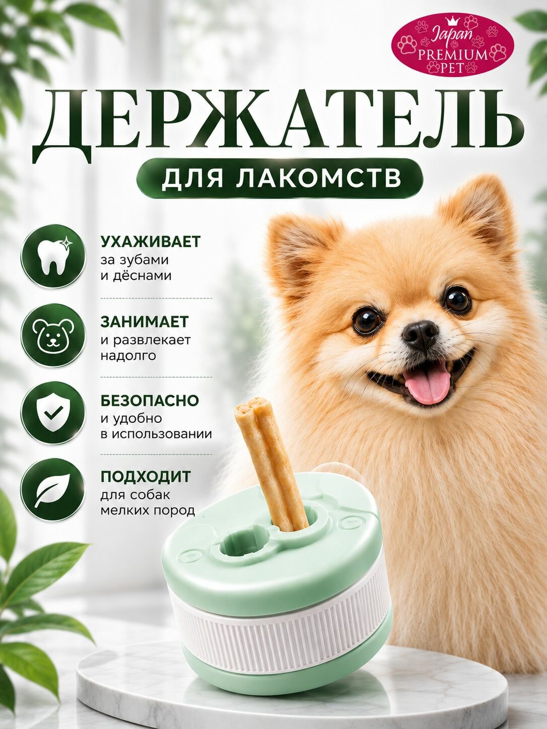 Игрушка держатель лакомств Japan Premium Pet для собак