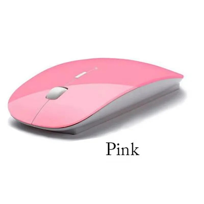 Беспроводная мышь Розовая 2.4G USB 1600 DPI