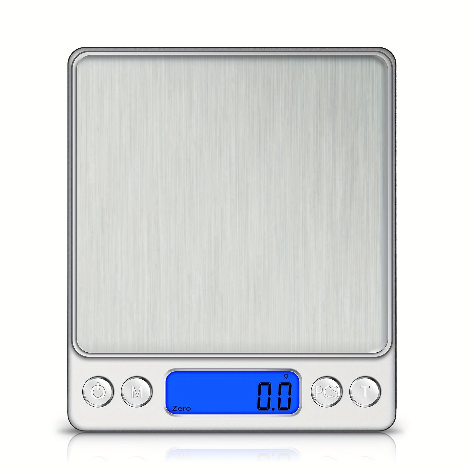 Цифровые весы высокой точности 6.61LB (3 кг), 0.1 г, с большой платформой и функцией тары, многофункциональные для кухни, офиса, ювелирных изделий, компактные, портативные, с ЖК-дисплеем