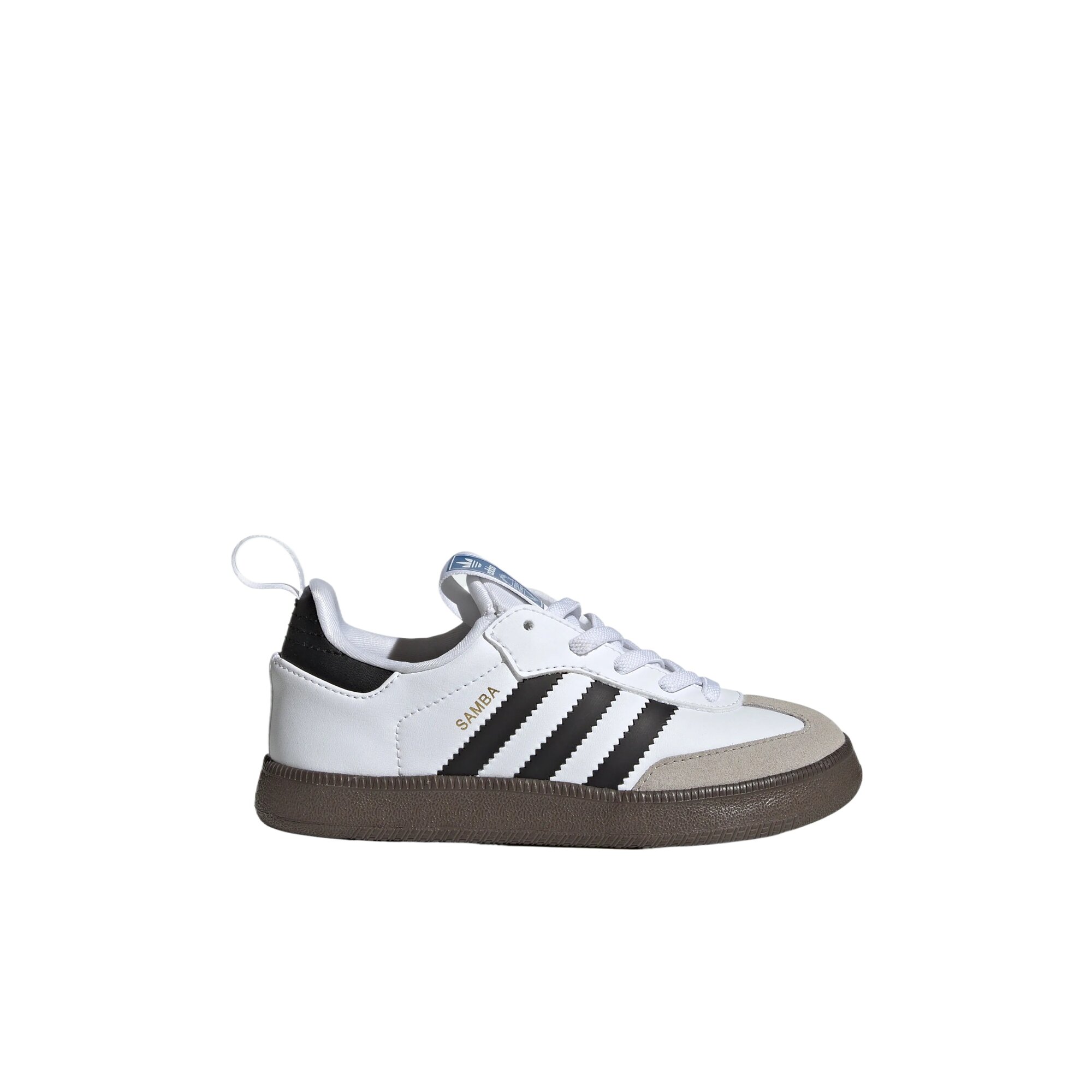 Кеды adidas, размер EU 35 стопа (21CM), белый/черный — фото 1