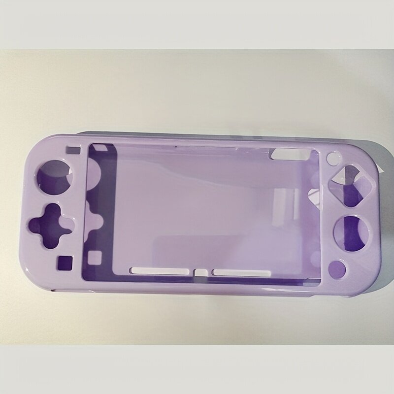 Прозрачный жесткий чехол-книжка для Nintendo Switch Lite, фиолетовый