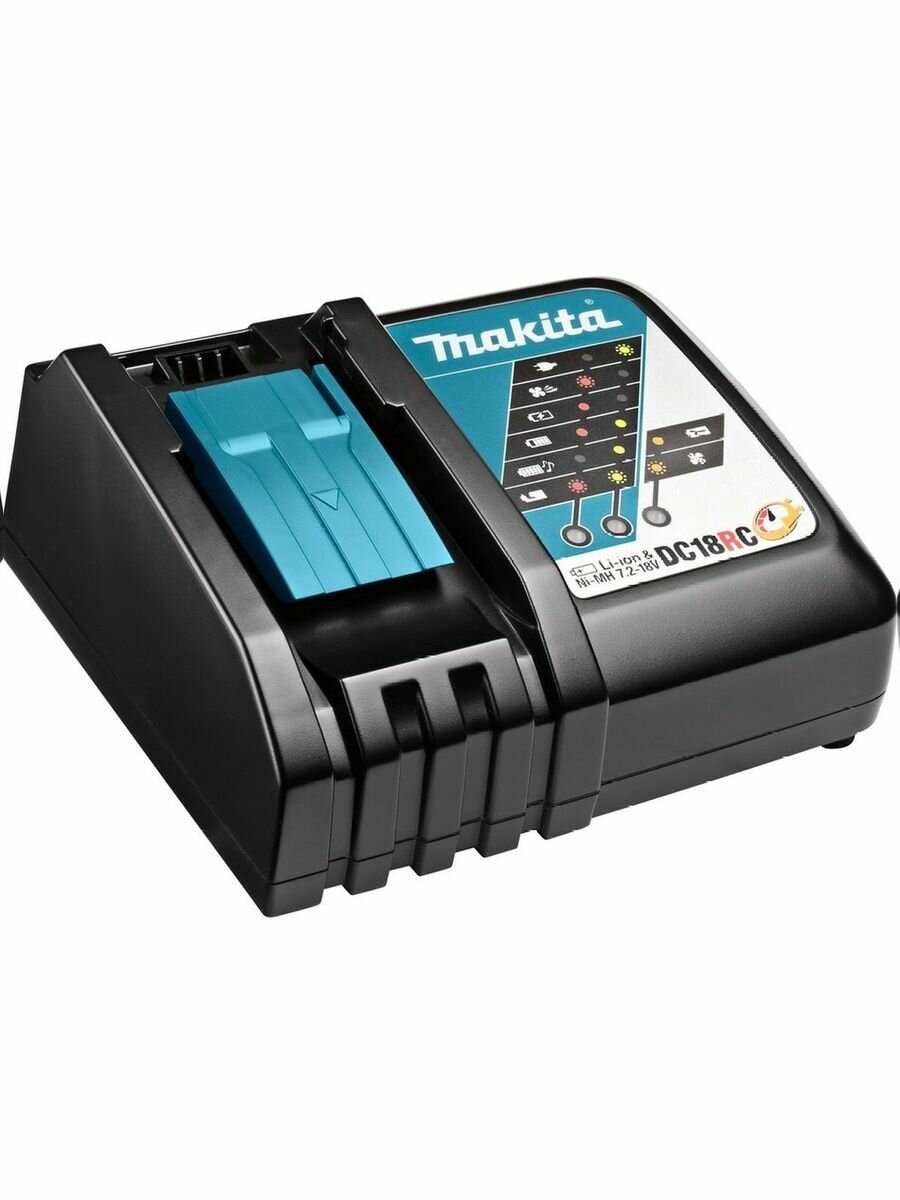 Зарядное устройство Makita DC18RC для батарей 18В LXT (14.4/18в 9А) фирм. коробка