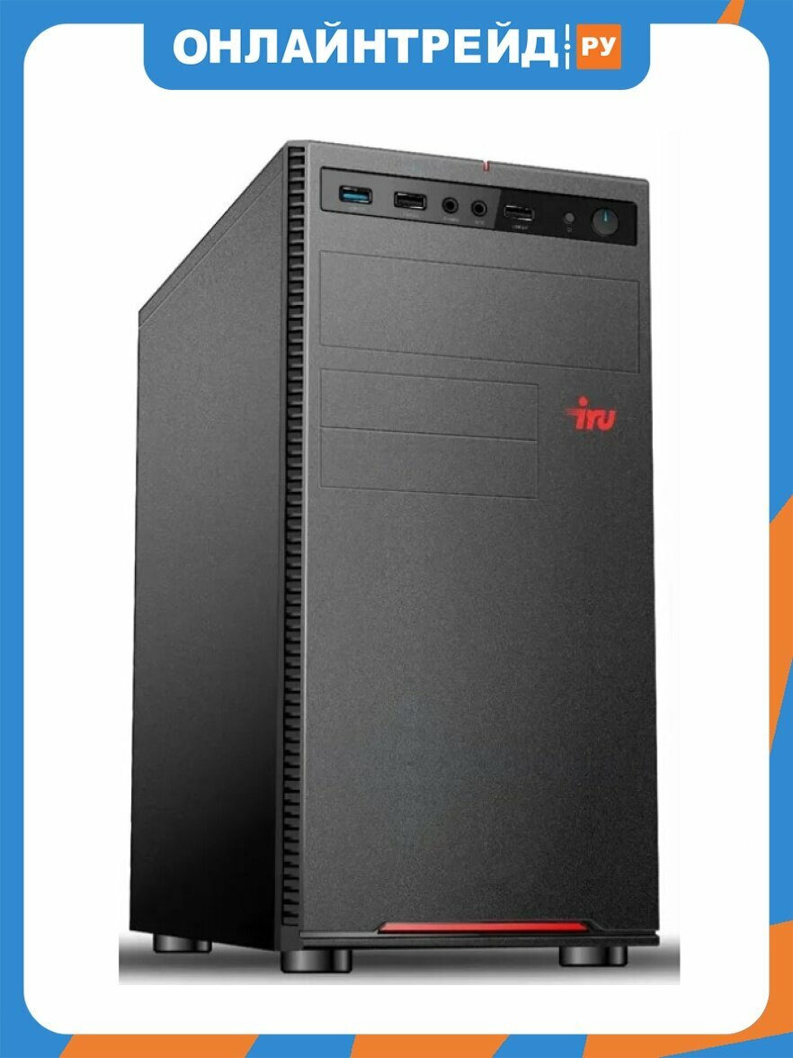 Компьютер Iru Planio 310H6SE MT (Core i3-12100F 3.3 ГГц, 8 Гб, SSD 256 Гб, GeForce GT610 - 2Гб, NoOS)