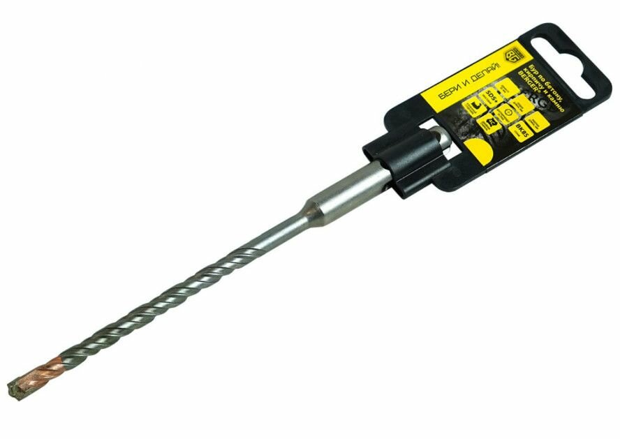 Бур BERGER BG1859по бетону и кирпичу SDS+ 12.0-160-110 мм