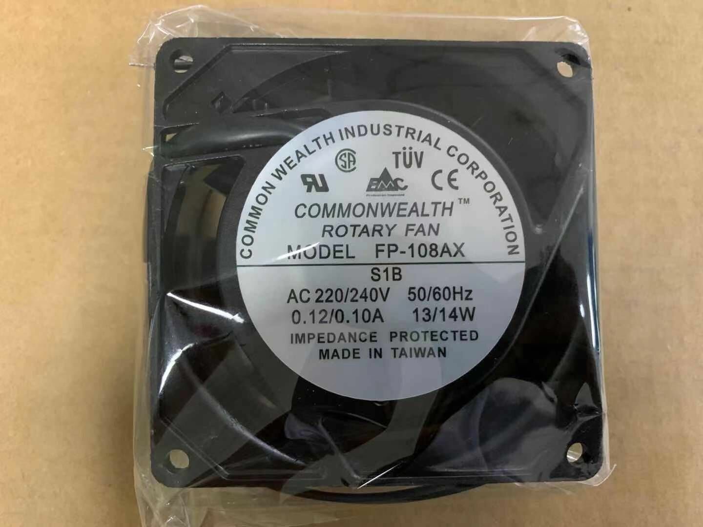 Содружество FP-108AX S1B AC220V / 240V 0.12/0. 10A 80 * 80 * 25 мм 2Wire Cooler -