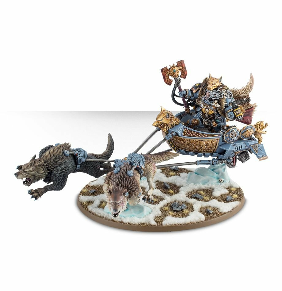 Warhammer 40000 Миниатюра Logan Grimnar on Stormrider