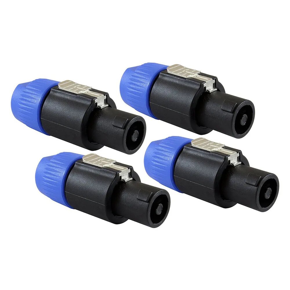 Разъем динамика Twist Lock 4-полюсный, совместимый с Speakon NL4FC, NL4FX, NLT4X, NL2FC - упаковка