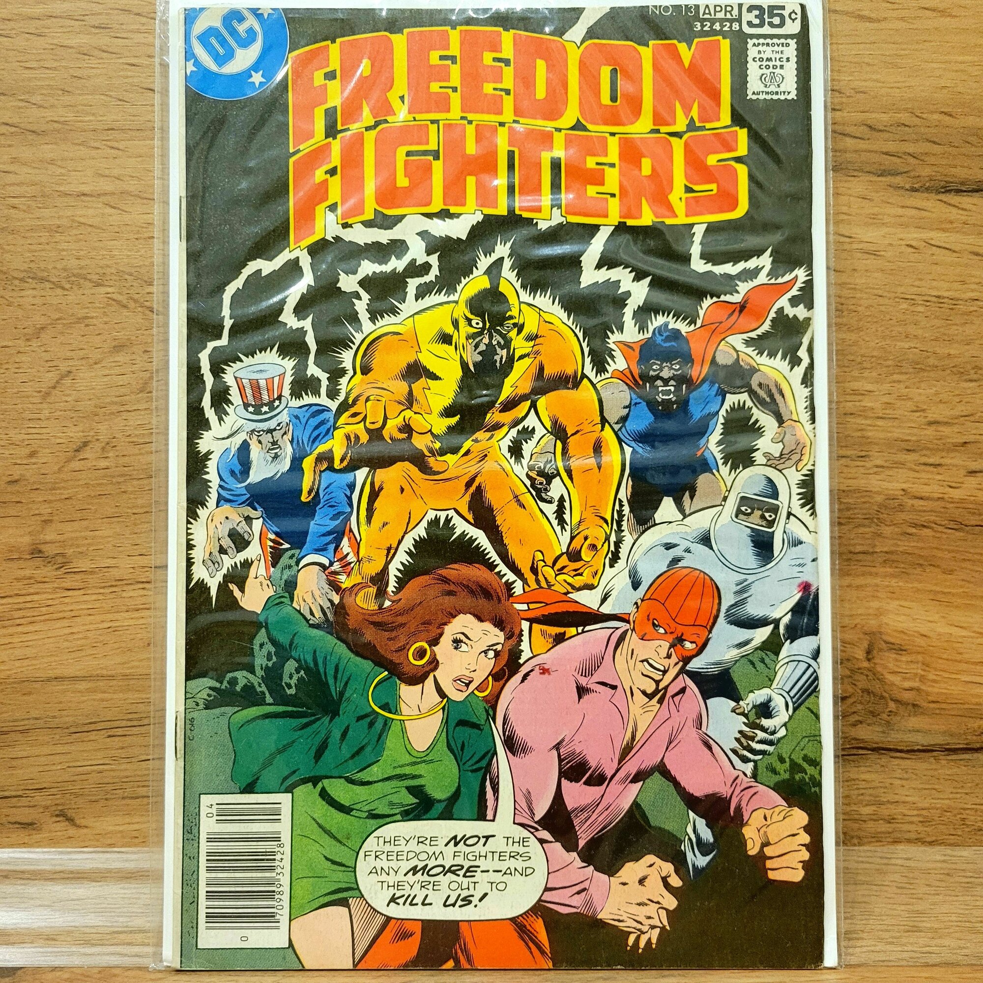 Раритетный Комикс Freedom Fighters #13. 1983 Год