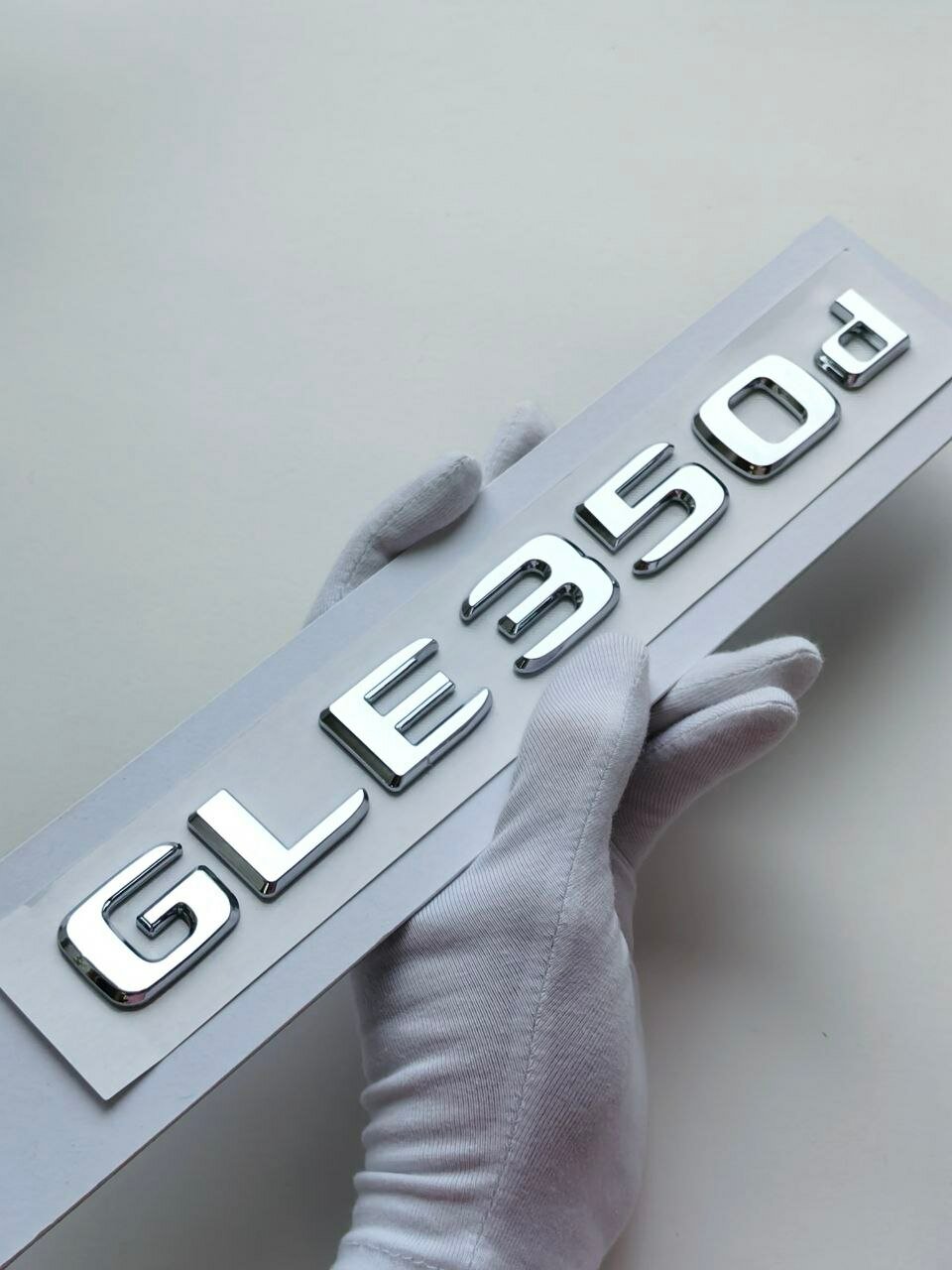 Надпись GLE 350 d 225*23 мм, шильдик Mercedes, эмблема Мерседес