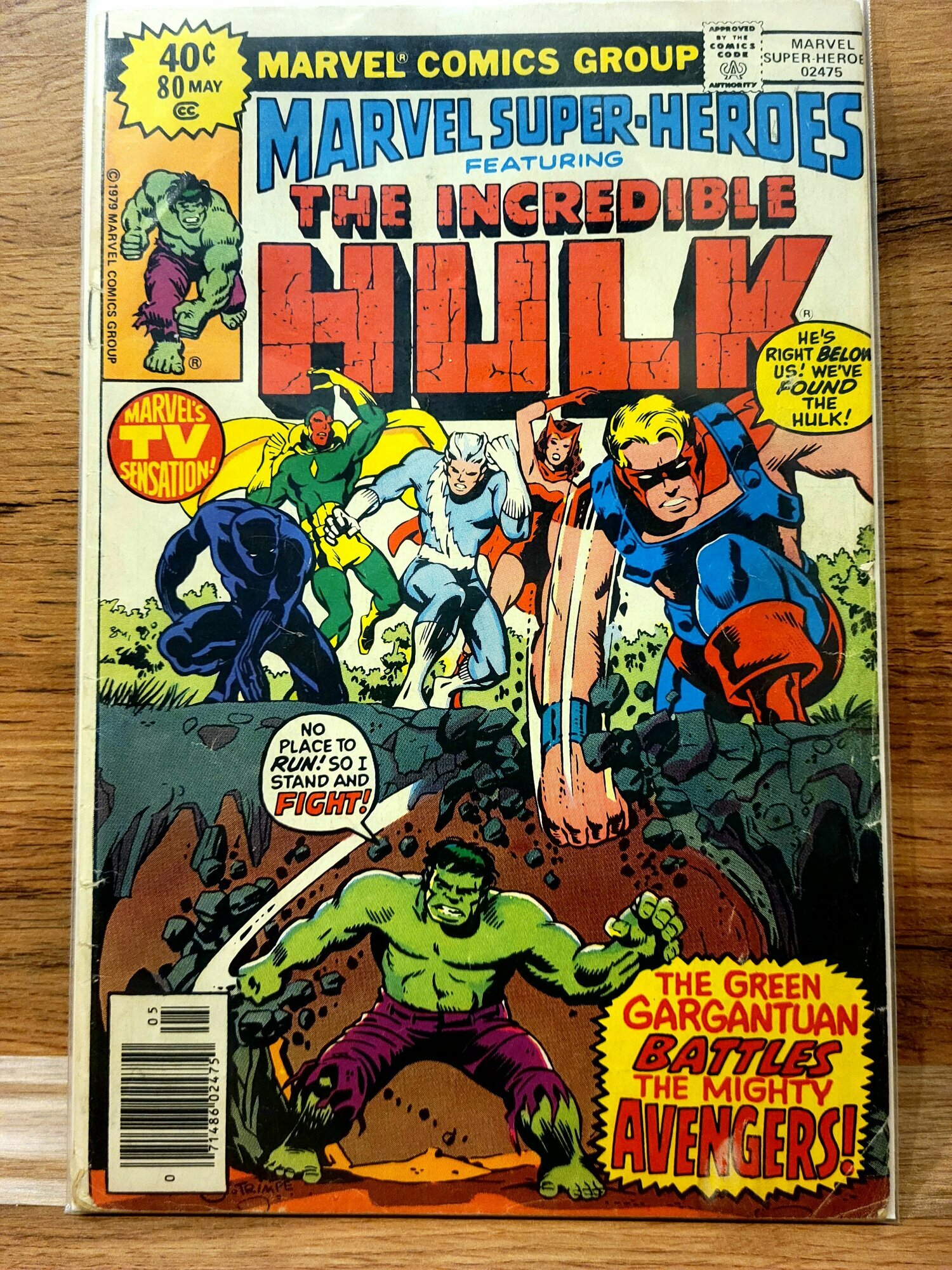 Раритетный Комикс Increadible Hulk #80. 1979 Год. Оригинал!