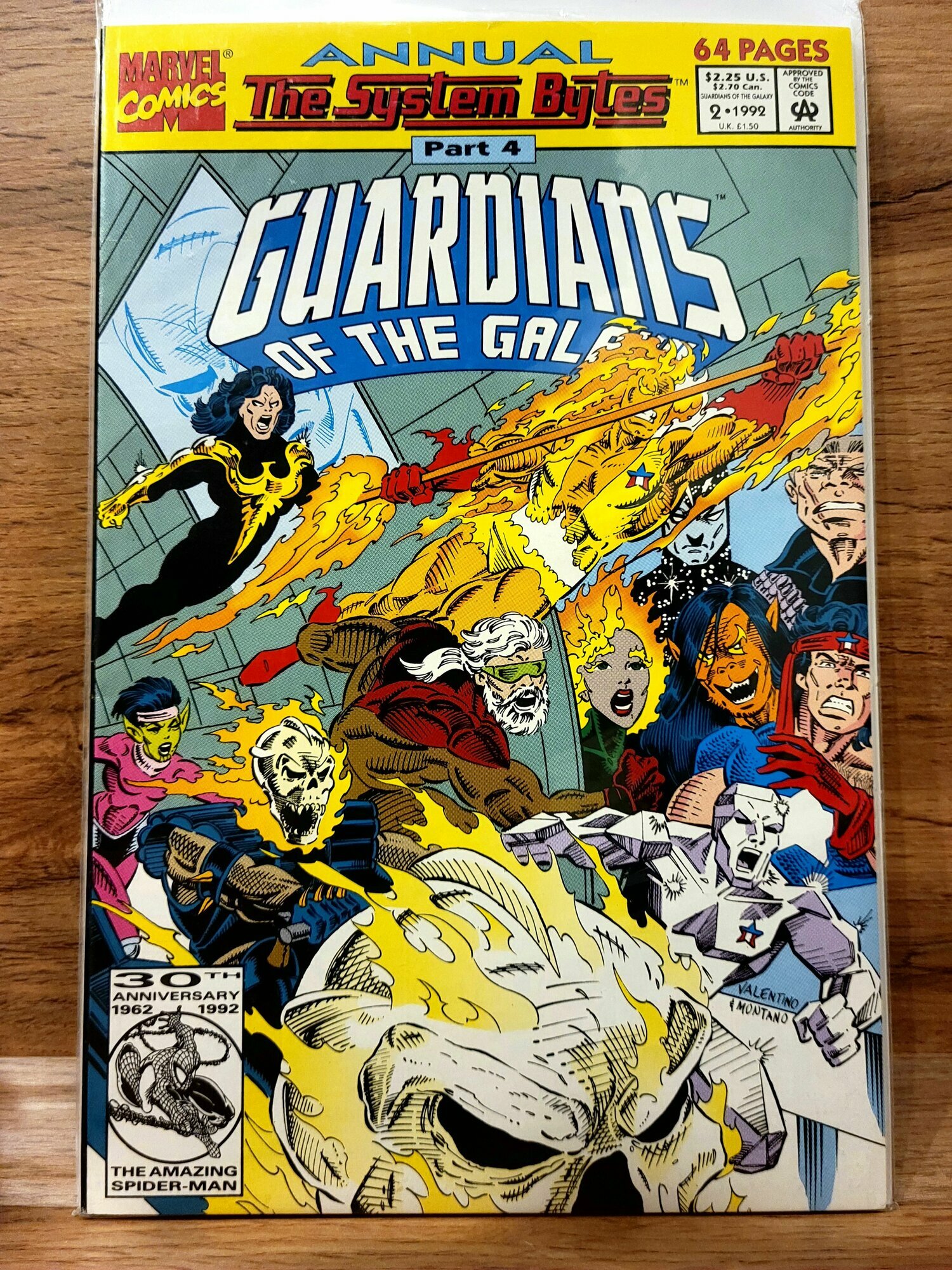 Ретро Комикс Guardians Annual #2. 1992 Год. Оригинал!