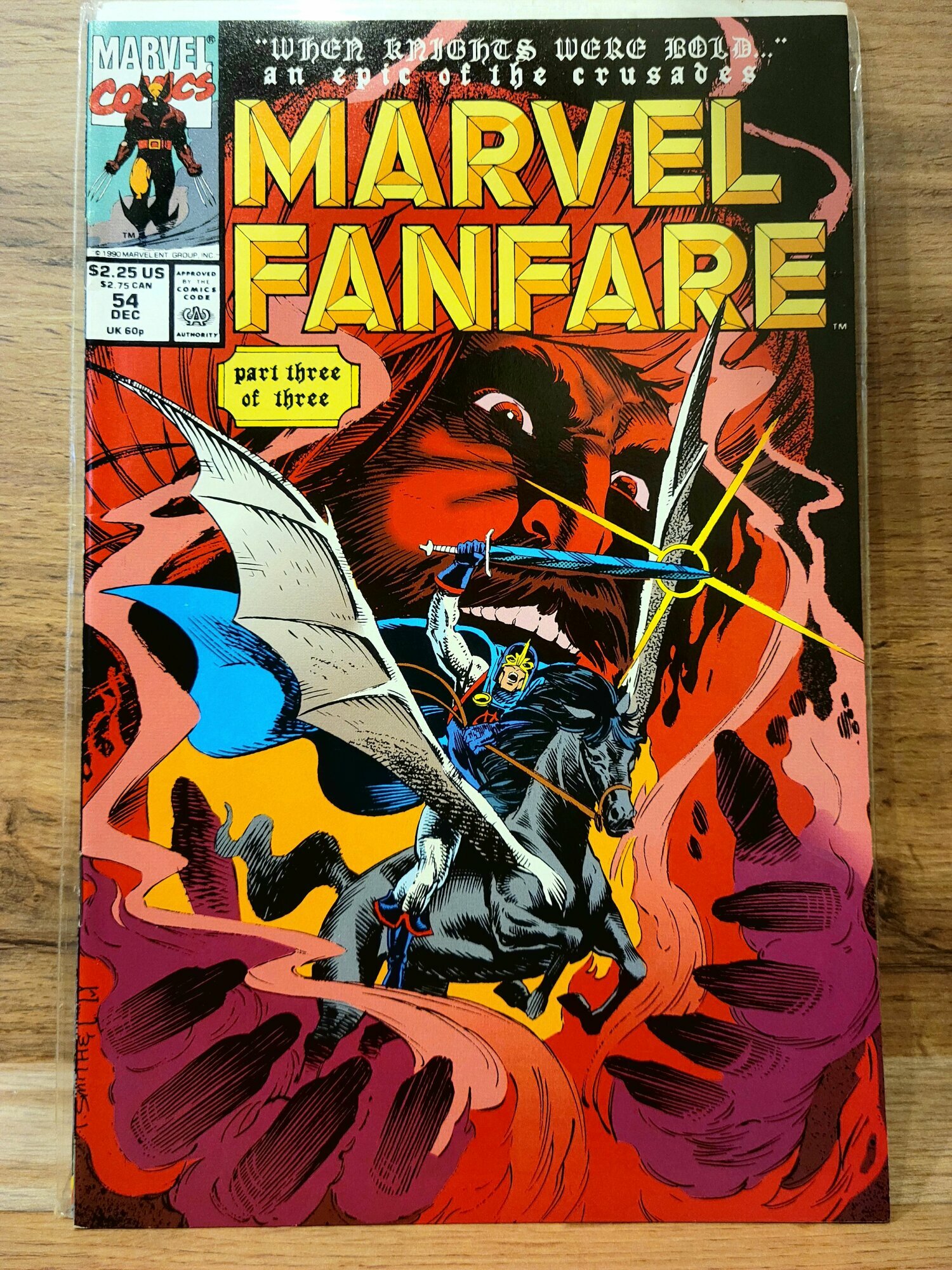 Ретро Комикс Marvel Fanfare #54. 1990 Год. Оригинал!