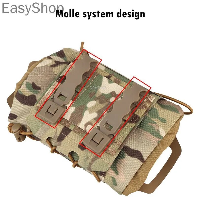 Тактическая сумка Demeysis Multicam, нейлон, 25x16 см, Molle система, для взрослых — фото 1