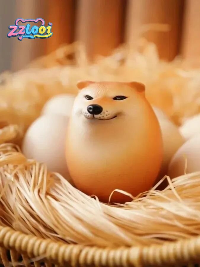 Сиба Ину собака яйцо сквиши игрушка