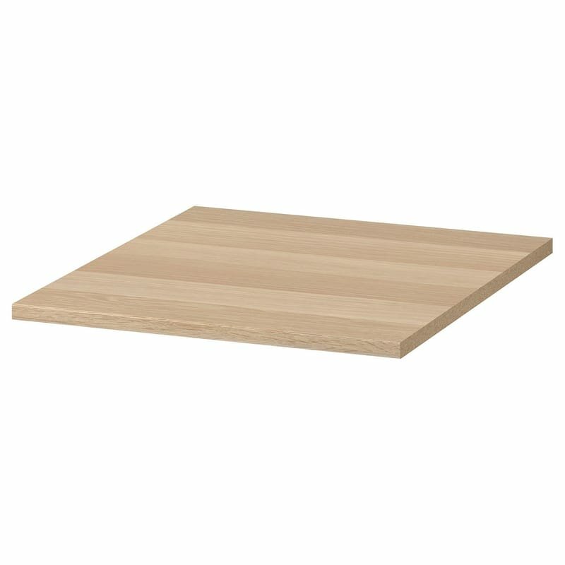 Корзина для хранения IKEA KOMPLEMENT, светло-коричневый, имитация дуба выбеленного морилкой, 50x58 см 702.779.81