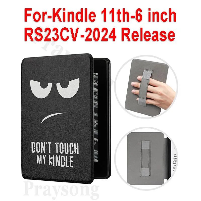 Чехол для рисования флип для Kindle 11th 6 дюймов 2024 Smart Auto Wake Up чехол для Kindle 11-го поколения 2022 года выпуска RSCV23