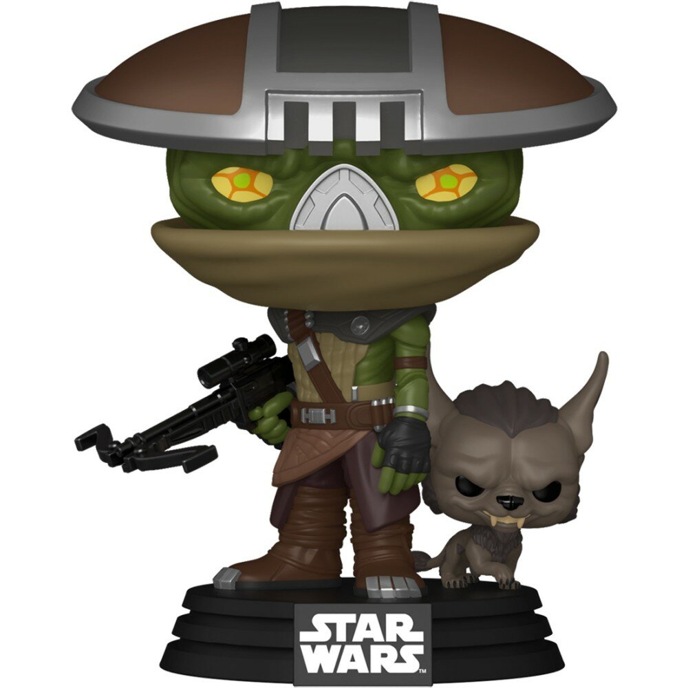 Фигурка Funko POP! & Buddy головотряс Star Wars: The Mandalorian and Grogu Embo with Keibu 90822