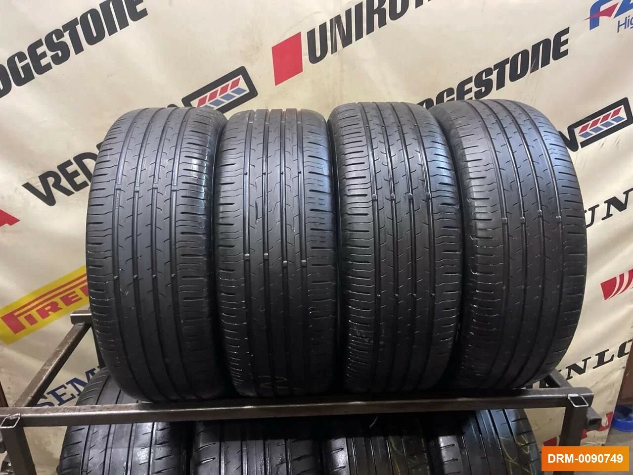 Комплект (4 шт) летних БУ шин Continental ContiEcoContact 6 185/65 R15 25% износ 4700853841
