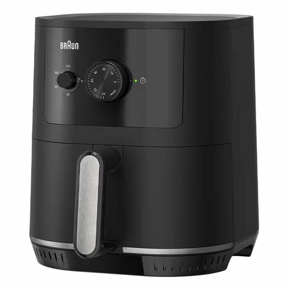 Аэрогриль BRAUN HF3000, черного цвета, 4.3 литра, 1500 Вт, ТЭН