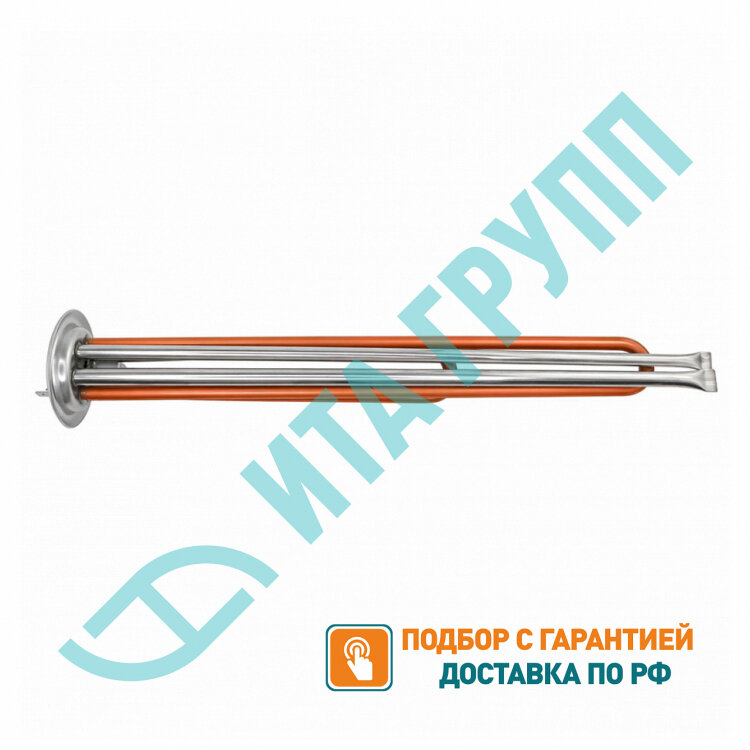 ТЭН 2,5кВт (1000Вт/1500Вт) RF для водонагревателя Ariston SHT, SHUTTLE, Regent, под анод М4, 11721