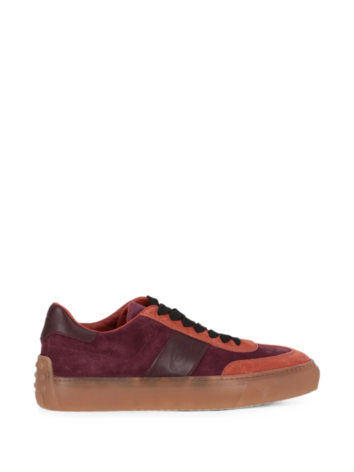 Кроссовки Suede panelled sneakers