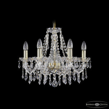 Люстра хрустальная 1403/6/160 G Bohemia Ivele Crystal (Богемия Ивеле Кристалл)
