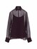 Блуза Ermanno Scervino Sheer silk blouse, размер 40, красный