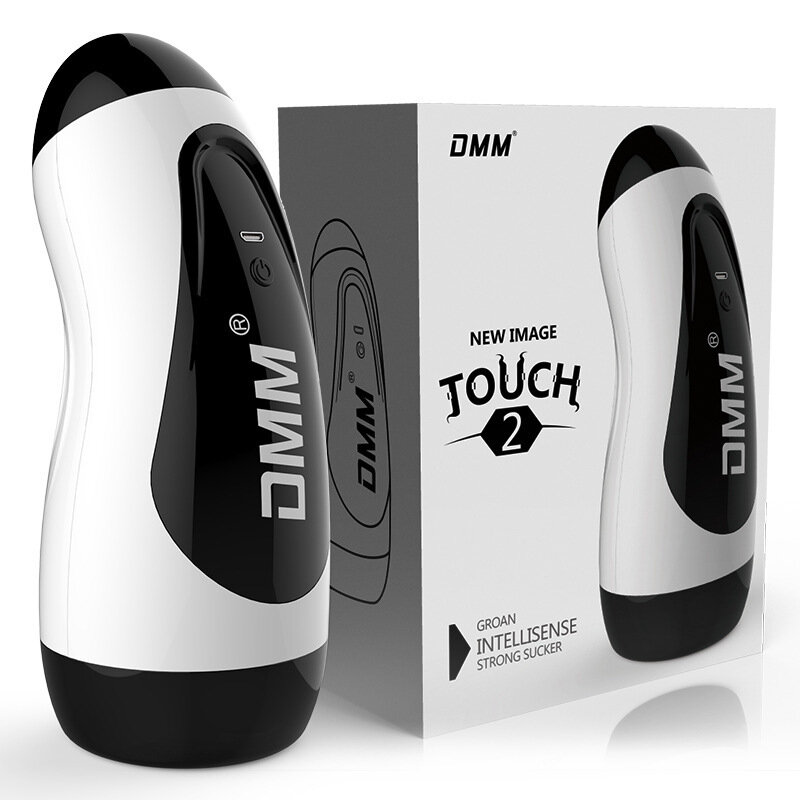DMM Touch 2-е поколение умный вибрационный звуковой мужской мастурбатор для мужчин, черный, электрический вибрирующий