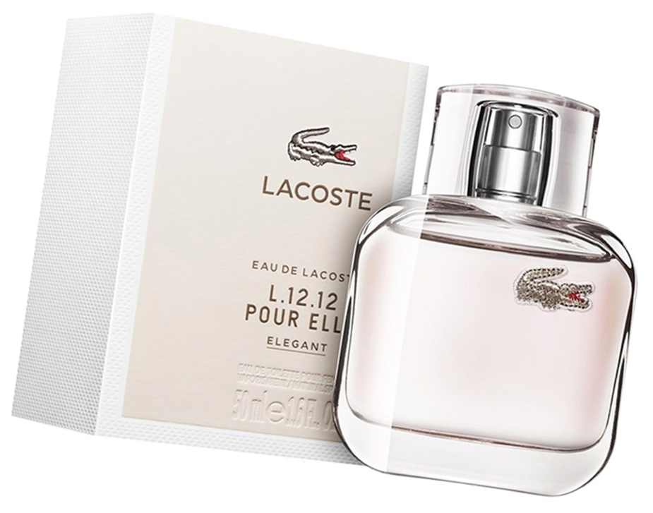 Lacoste Eau De Lacoste L 12 12 Pour Elle Elegant парфюм 50 мл для женщин - Лакост Пур Эль Элегант