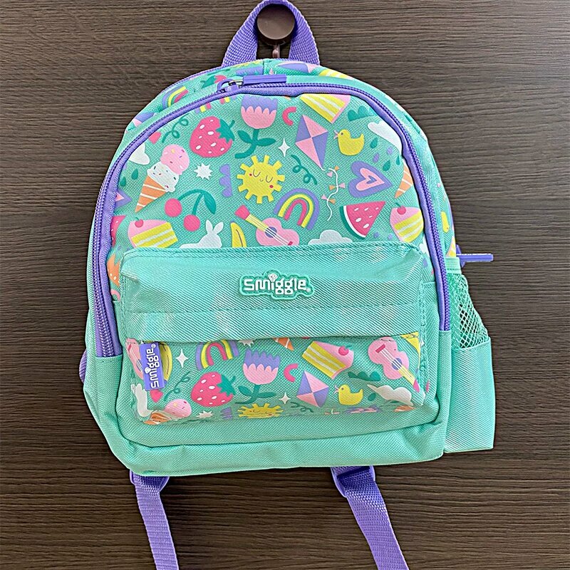 Smiggle Зеленый Мороженое Кролик Детский Рюкзак 26x21x10см