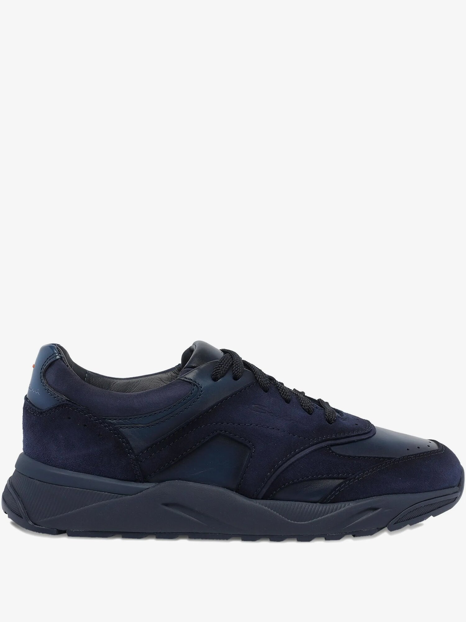 Кроссовки Suede paneled sneakers