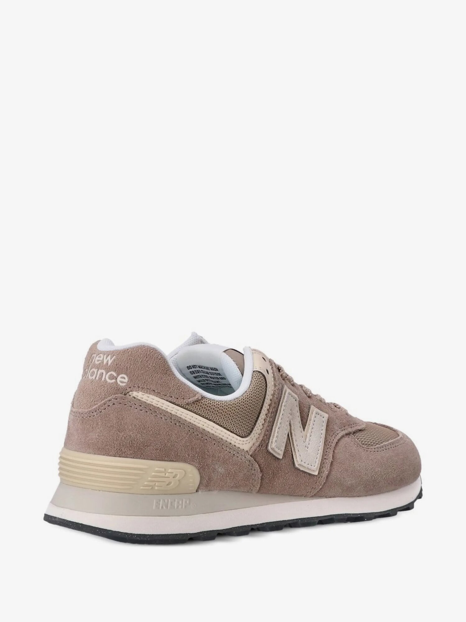 Кроссовки New Balance 574, размер 7.5, коричневый/серый/оранжевый — фото 1