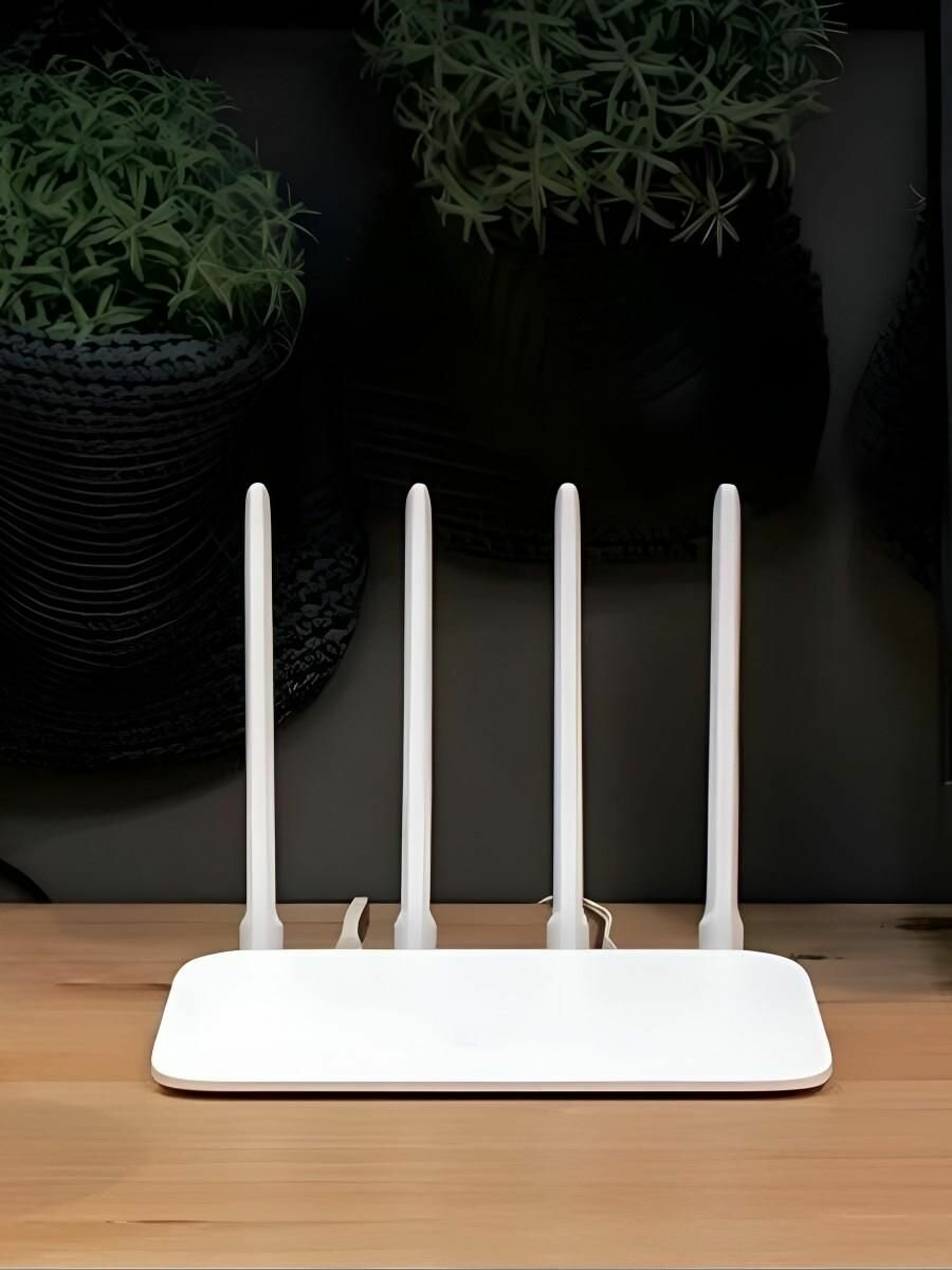 Роутер wifi для дома Wi-Fi Router 4A Gigabit Edition 2.4 и 5 ГГц, 1000 мб/с (R4A), белый CN