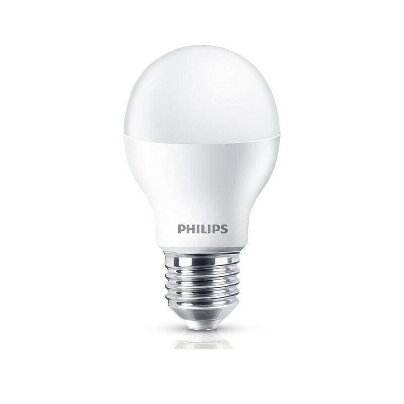 Светодиодная лампа PHILIPS 9Вт E27 6500К холодный белый цвет энергоэффективная одиночная упаковка Стиль：Эконом-класс
