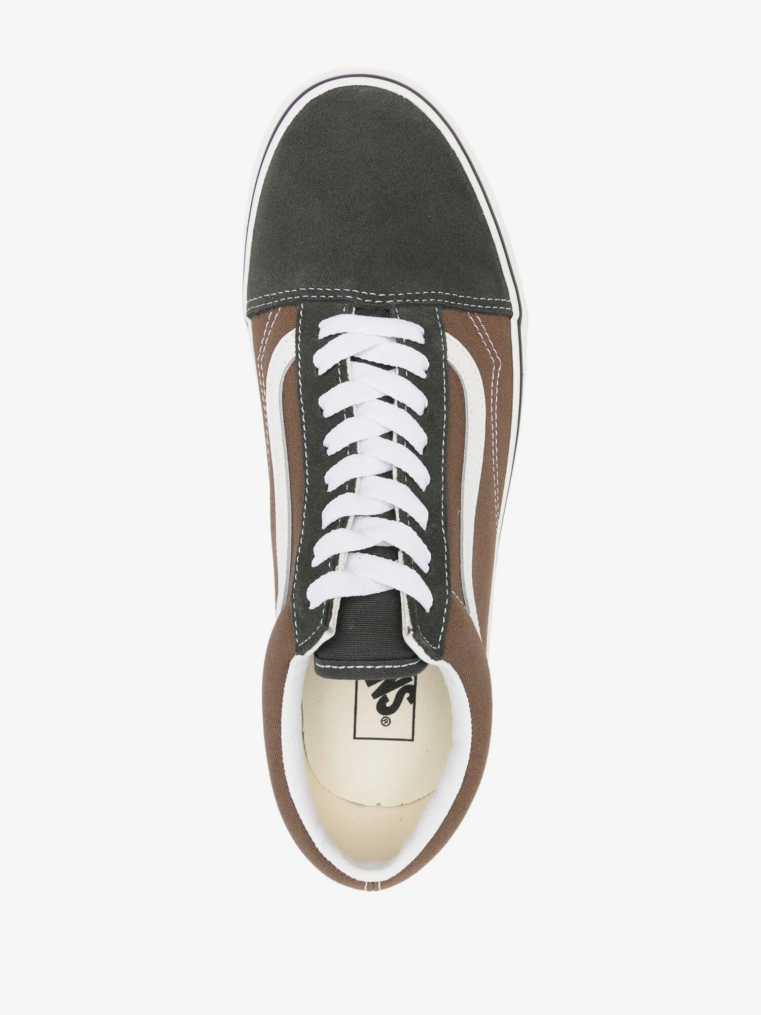 Кроссовки VANS Old Skool, размер 7,5 US, коричневый — фото 1