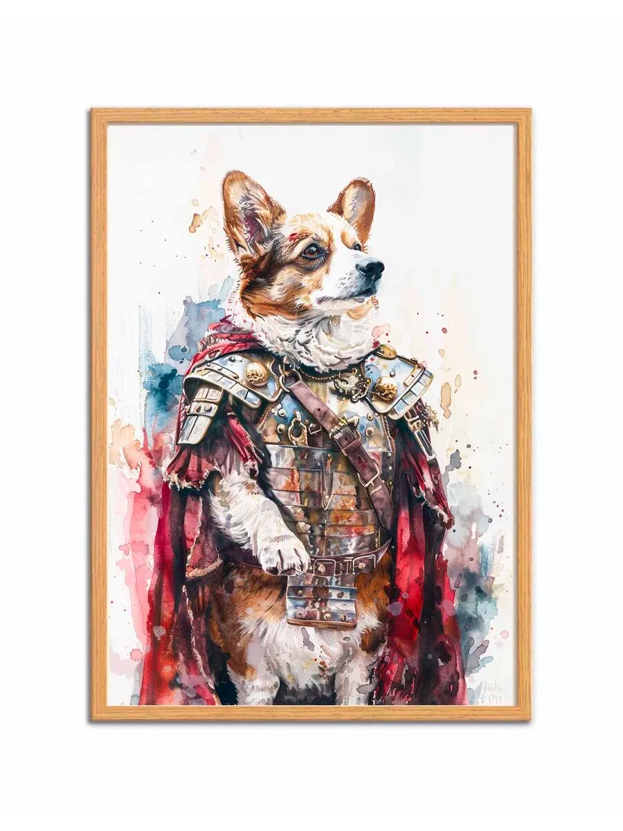 Кардиган Вельш-Корги для собаки Гладиатор 1, Плакат 30x42см