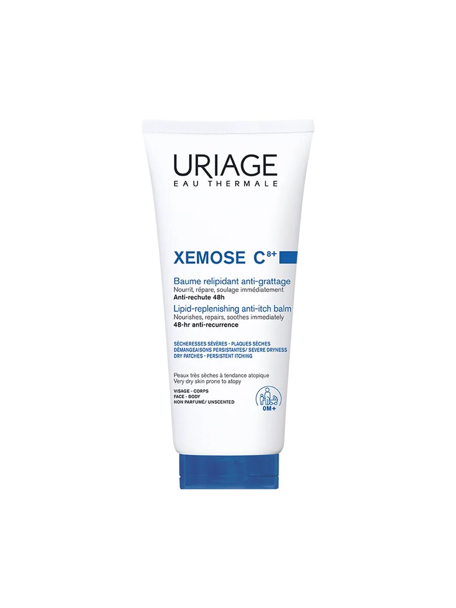 Uriage Xemose С8+ КУспокаивающий липидовосстанавливающий крем с церамидами туба 200 мл 1 шт