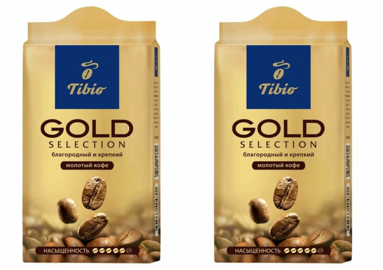Tibio Кофе молотый Gold Selection, 250 г, 2 шт