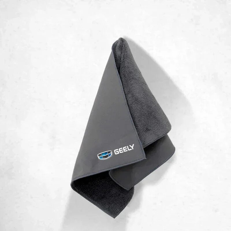 Полотенце для мойки автомобилей GEELY GC6, GC9, EMGRAND EC7, EC8, CK, ATLAS, CK2, CK3, GT: Впитывающее полотенце из кораллового флиса для чистки автомобиля