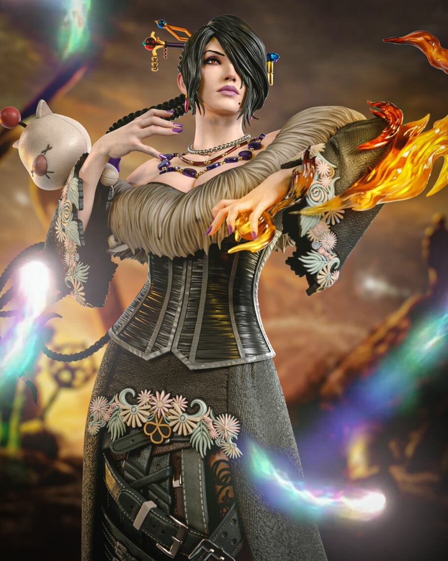 Сборная модель Lulu (Final Fantasy), 200мм (без базы), 1/9 для покраски