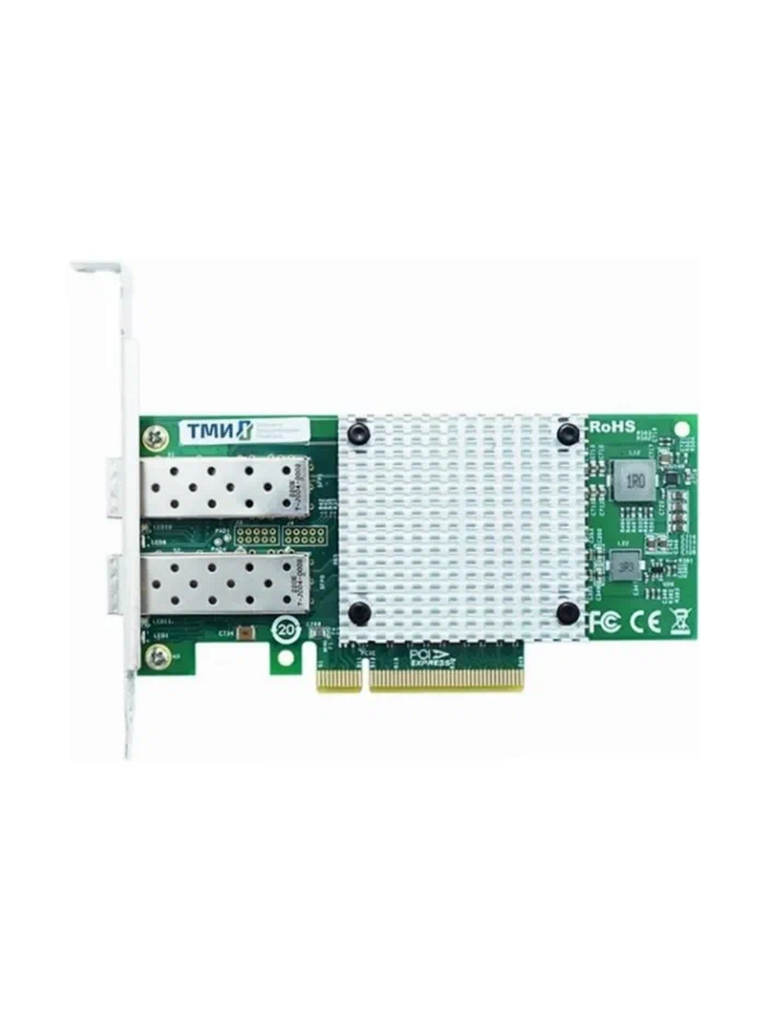Сетевой адаптер ТМИ NA-7102A-2SFP+ црмп.467129.001 X710, 2*10GbE SFP+, PCIe 3.0 x8, AMk32 (42 балла)