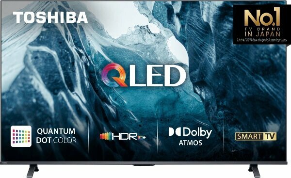 43" Телевизор Toshiba 43M450RE, Direct LED, 4K QLED, 60Гц, VIDAA, черный (EAC)