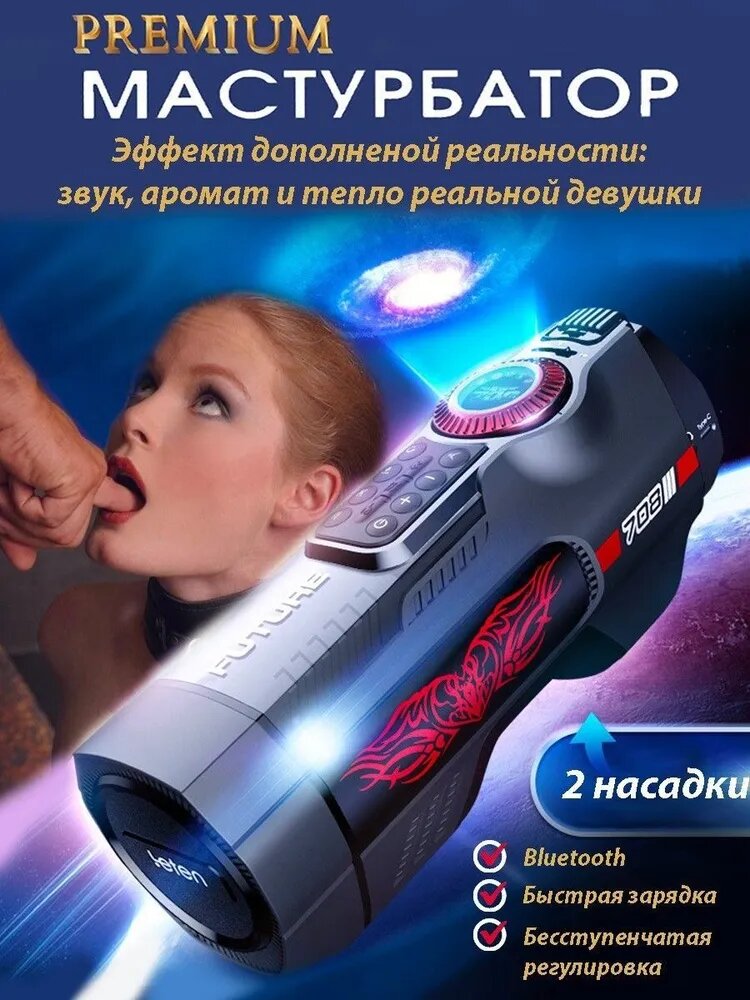 Мастурбатор для мужчины Leten Thunderstorm 708 III со сменными насадками