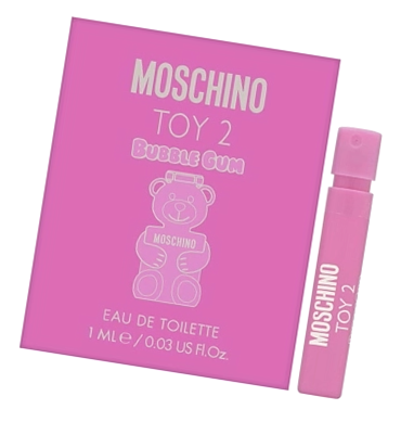 Moschino Toy 2 Bubble Gum - женская туалетная вода, миниатюра 1 мл / Москино Бабл Гам