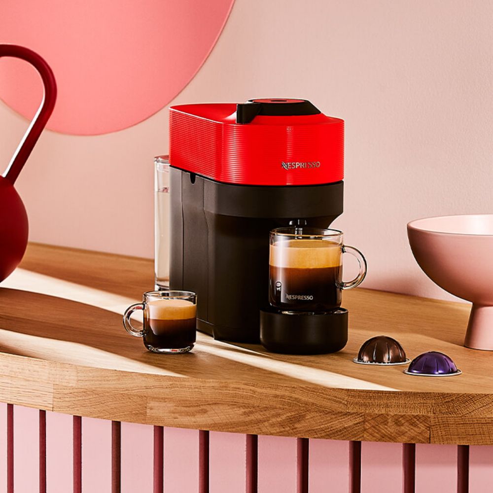 Nespresso Капсульная кофемашина Vertuo Pop, красный
