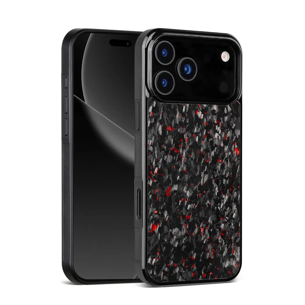 Чехол для Apple iPhone 17 Pro Max (айфон 17 про макс), изготовленный из натурального кевларового углеродного волокна, роскошный/исключительно прочный