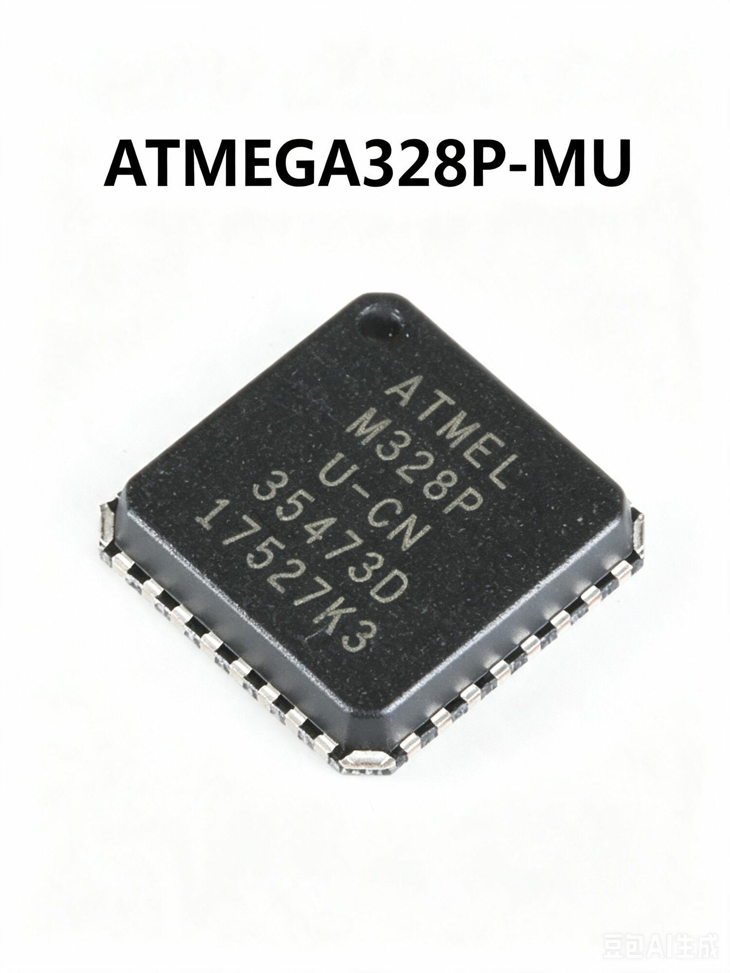 Микросхема ATMEGA328P-MU QFN-32 8-бит AVR память Flash 32К SMD электронный компонент, 10 шт